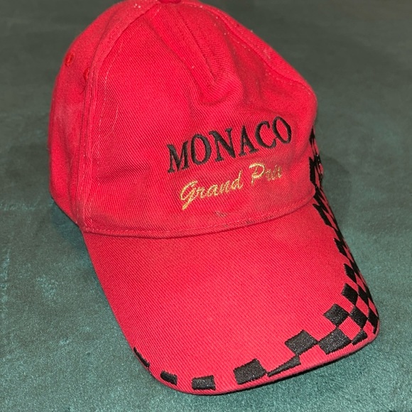 Beechfield | Accessories | Monaco Grand Prix Red Adjustable Velcro Cap ...